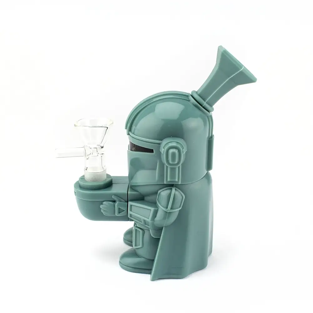 Mandalorian Helmet Silicone Water Pipe - Premium Seed Bank | Best ...